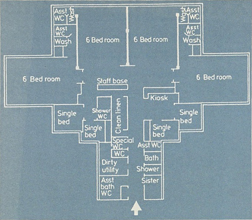 Florence Ward Guys Hospital Map